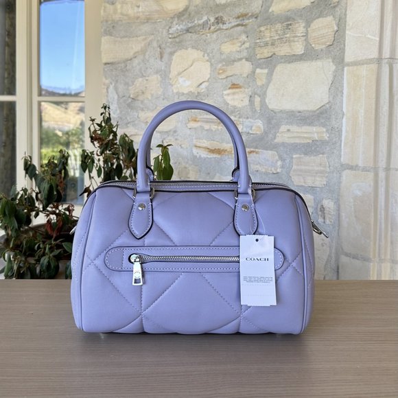 Coach | Bags | Coach Rowan Satchel Med With Puffy Diamond Quilting ...